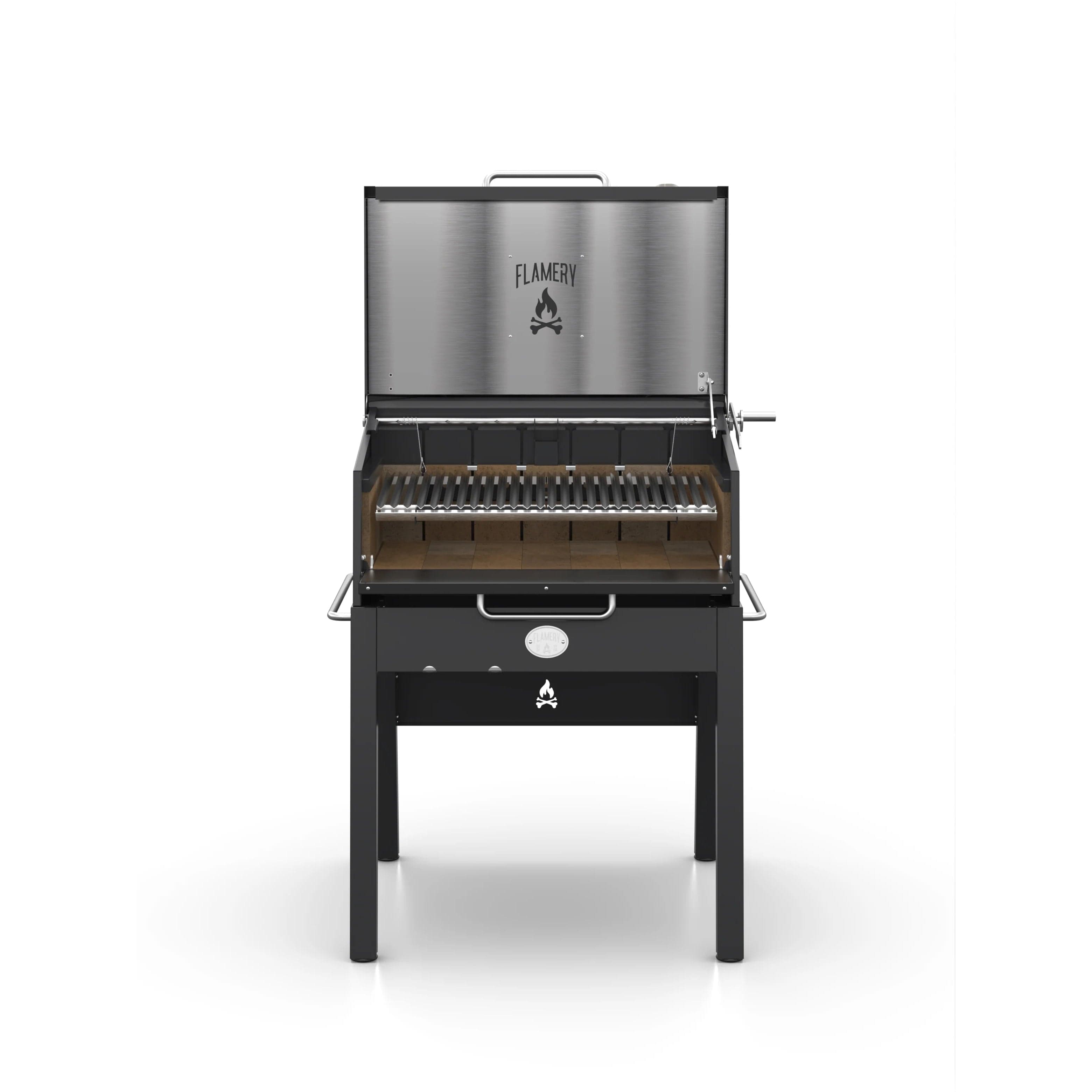 FLAMERY Small Asado Grill on Stand - Pro Smoke BBQ