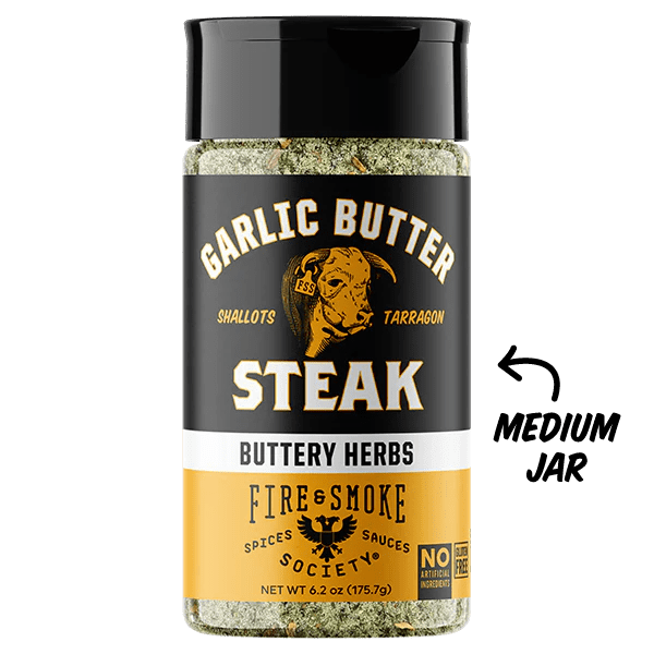 Fire & Smoke Society | Garlic Butter Steak Rub - Buttery Herbs Blend ...